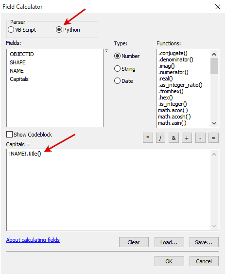 How To Capitalize The First Letter In A Field Using Python In ArcGIS 
