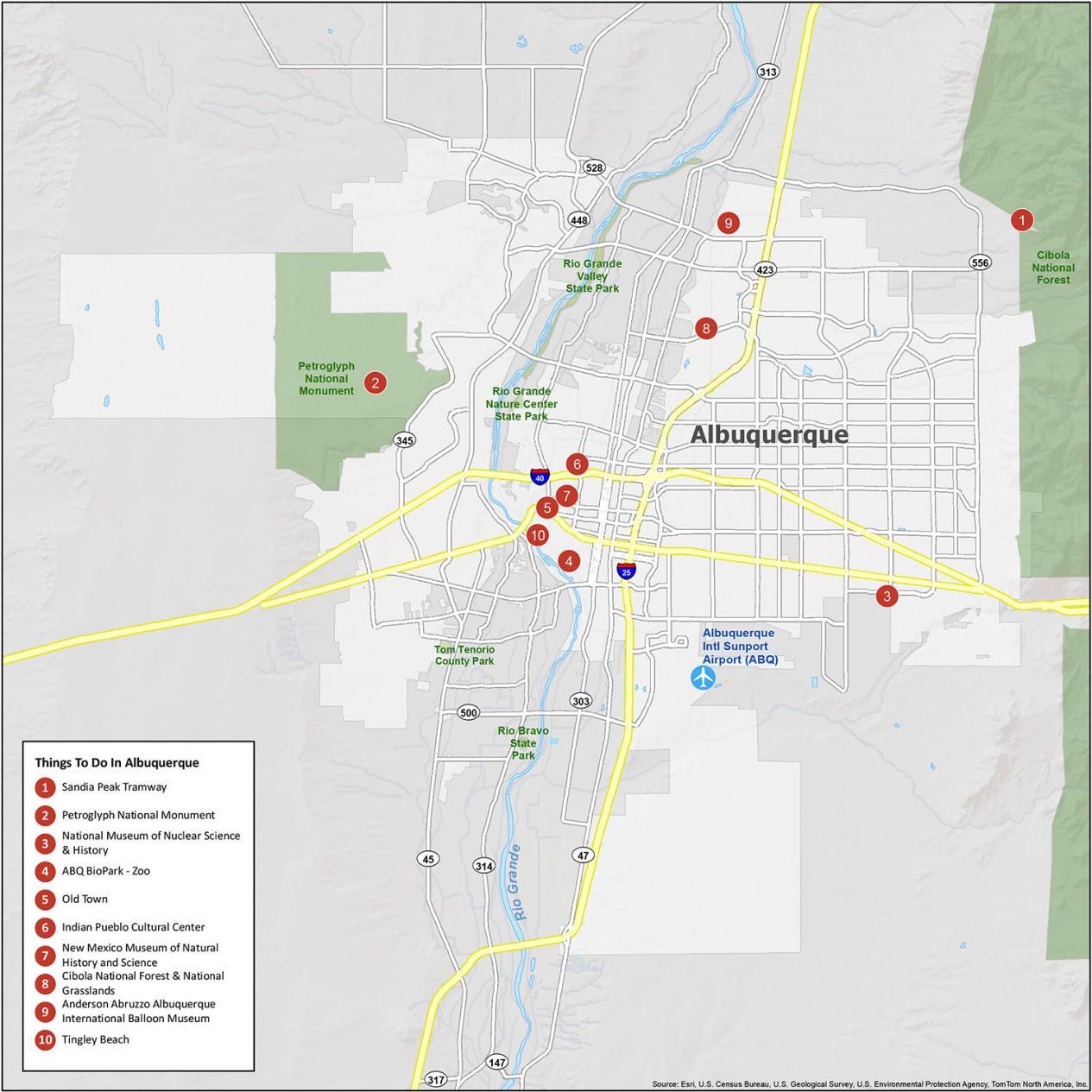 Albuquerque Crime Map GIS Geography