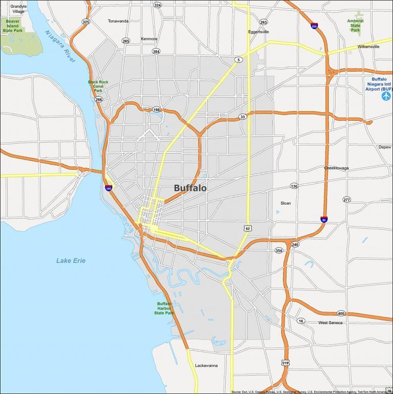 Buffalo Zip Code Map GIS Geography Buffalo Zip Code Map GIS Geography
