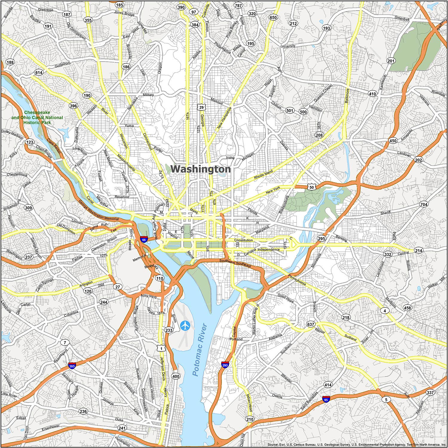 Washington DC Zip Code Map GIS Geography Washington DC Zip Code Map GIS Geography