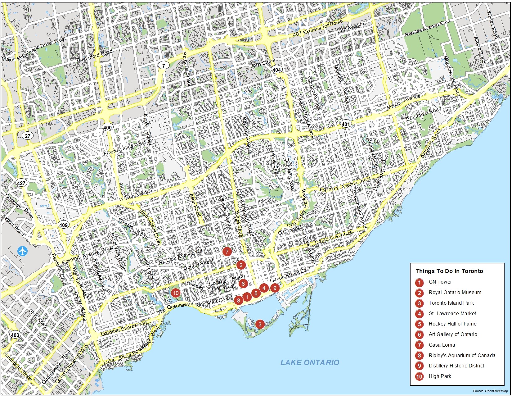 Map Of Toronto Ontario GIS Geography Map Of Toronto Ontario GIS Geography