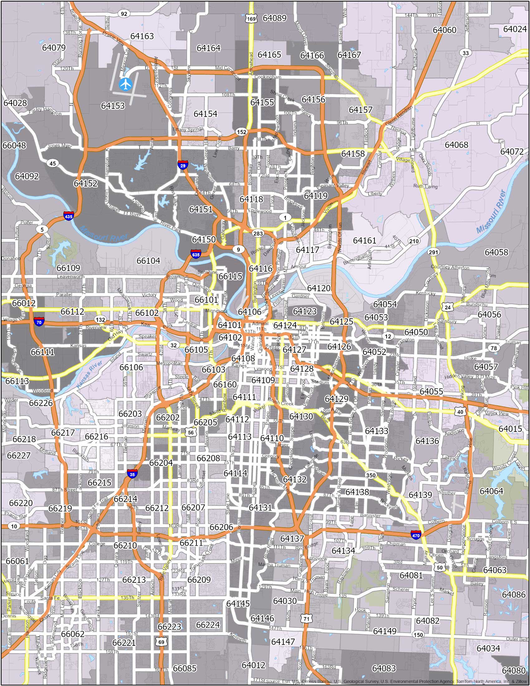 Kansas City Principal Streets And Zip Codes Map Gallup Map 48 OFF Kansas City Principal Streets And Zip Codes Map Gallup Map 48 OFF