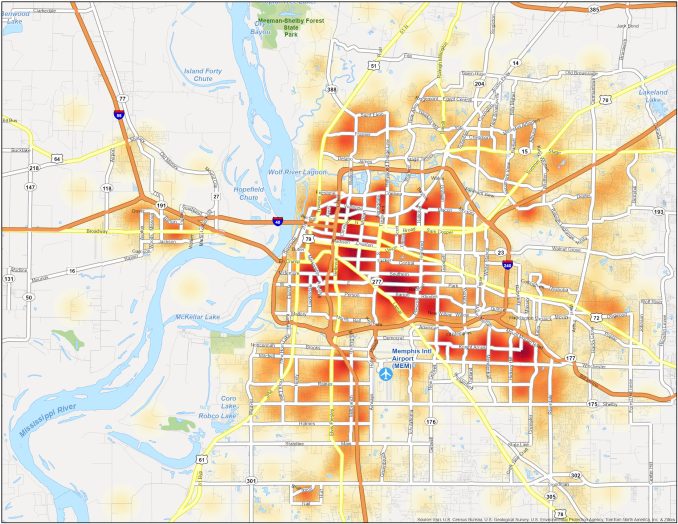 Memphis Crime Map GIS Geography Memphis Crime Map GIS Geography